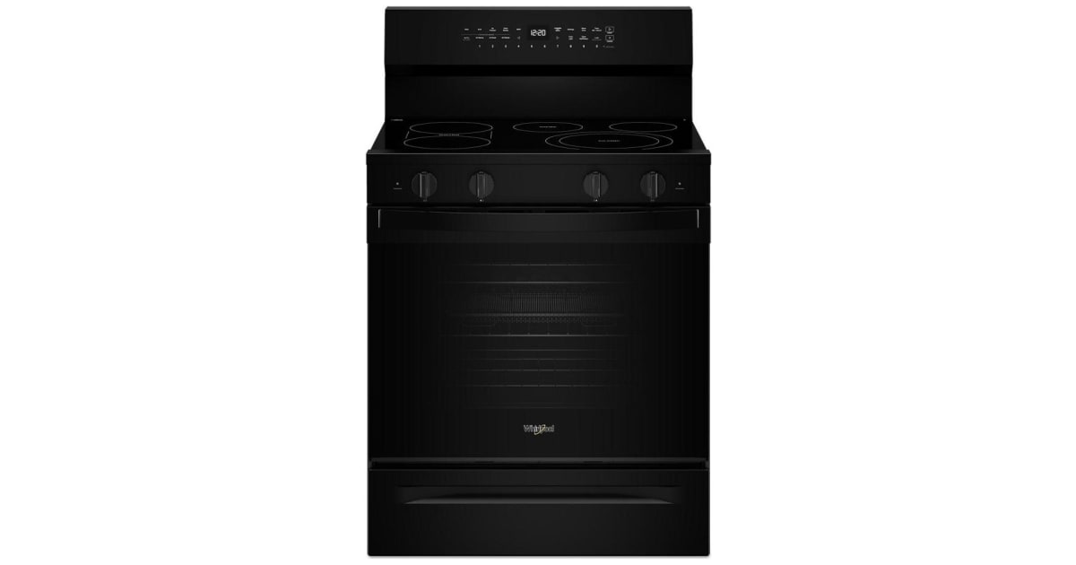 Whirlpool WFES7530RB 30 Inch Wide 5.3 Cu. Ft. Free Standing Electric ...