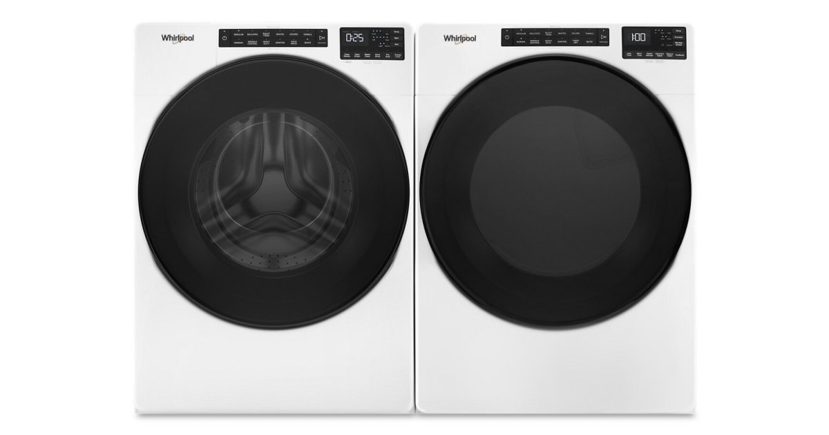 Whirlpool WFW6605MW-WED6605MW 27 Inch Wide 5 Cu. Ft. Electric Washer ...