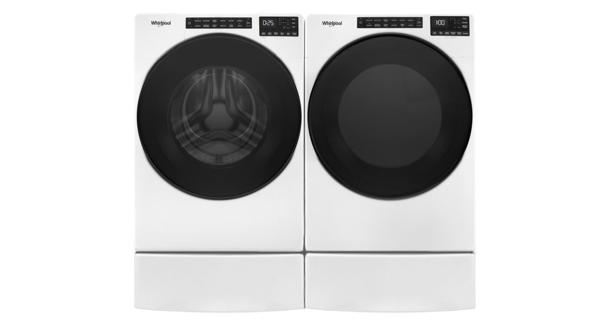 Whirlpool WFW6605MW-WED6605MW-XHP1000XW 27 Inch Wide 5 Cu. Ft. Electric ...