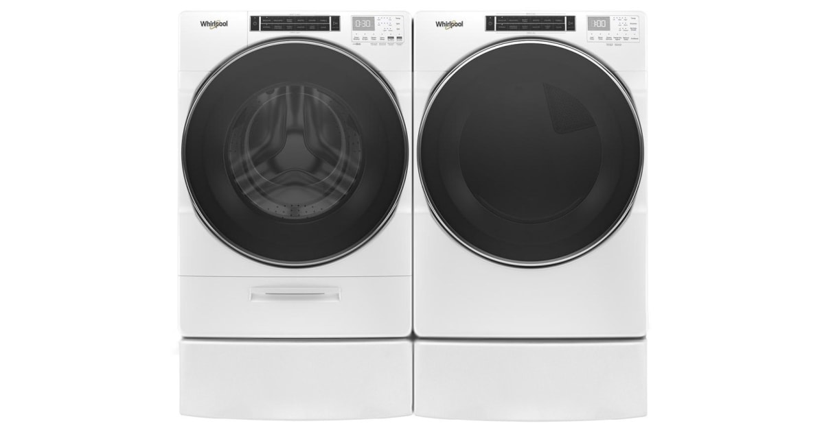 Whirlpool WFW8620HW-WGD8620HW-XHP1000XW 27 Inch Wide 5 Cu. Ft. Electric ...