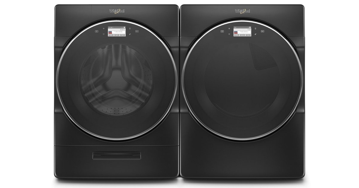 Whirlpool WFW9620HBK-WED9620HBK 27 Inch Wide 5 Cu. Ft. Electric Washer ...