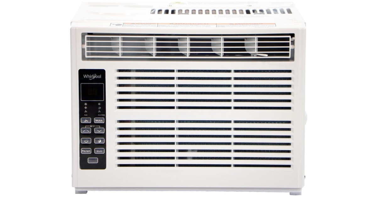 Whirlpool WHAW081CW 8,000 BTU 115V Programmable Window Air Conditioner ...