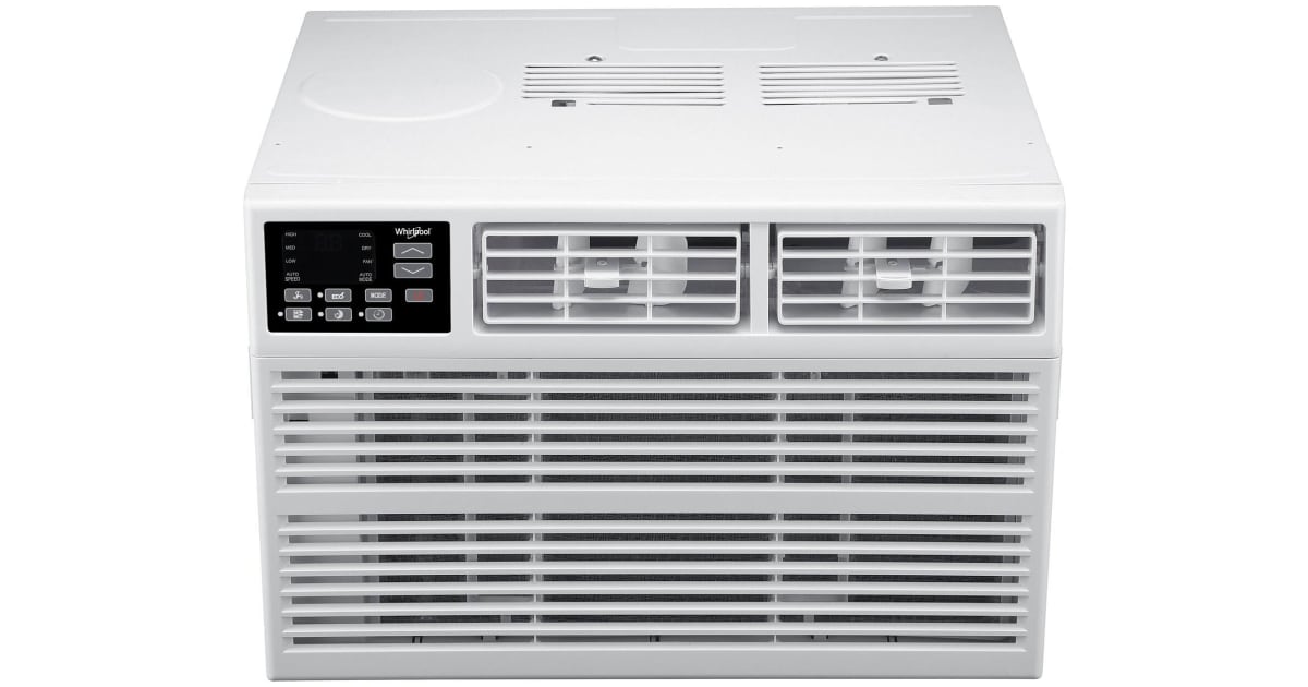 Whirlpool WHAW182CW 18,000 BTU 230V Programmable Window Air Conditioner ...