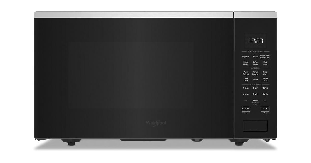 Whirlpool WMCS7022PZ 22 Inch Wide 1.6 Cu. Ft. 1200 Watt Fingerprint ...