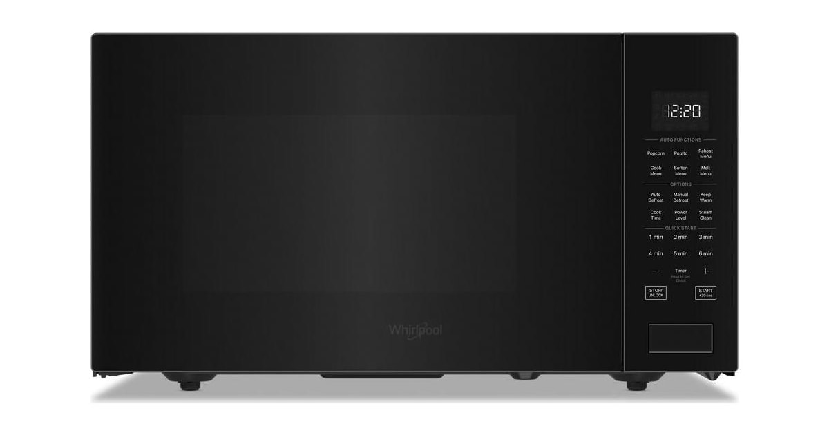 Whirlpool WMCS7022RB 22 Inch Wide 1.6 Cu. Ft. 1200 Watt Countertop ...