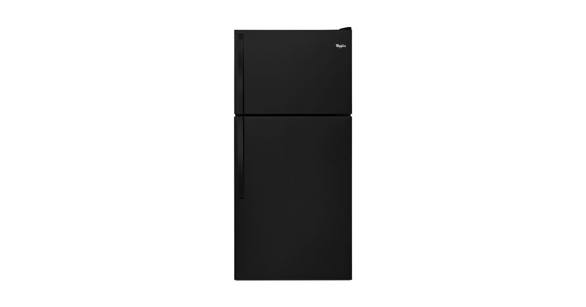 Whirlpool WRT318FZDB 30 Inch Wide 18.2 Cu. Ft. Top Mount Refrigerator ...