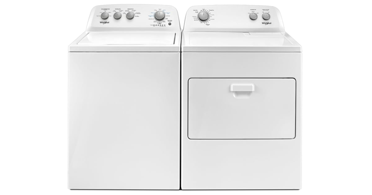 Whirlpool WTW4850HW-WGD4850HW 28 Inch Wide 3.9 Cu. Ft. Electric Washer ...