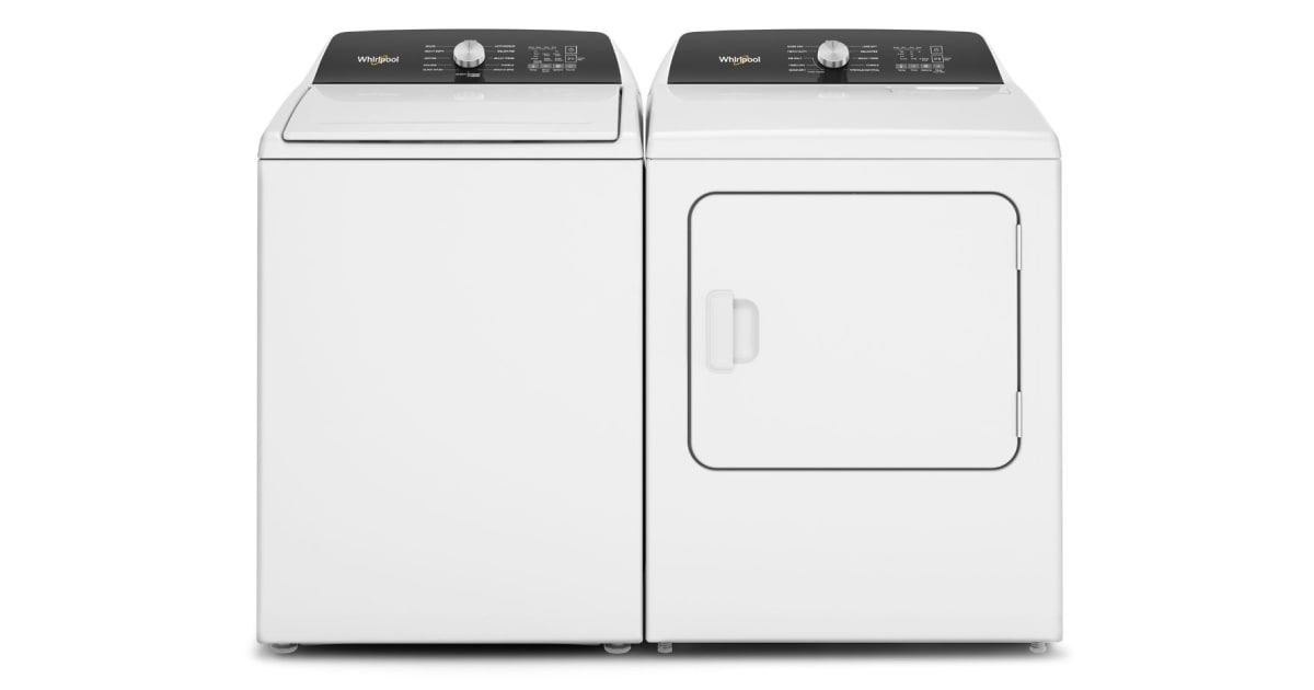 Whirlpool WTW5010LW-WED5010LW 28 Inch Wide 4.6 Cu. Ft. Electric Washer ...