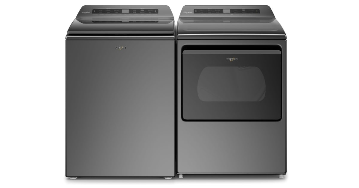Whirlpool WTW5100HC-WED5100HC 28 Inch Wide 4.8 Cu. Ft. Electric Washer ...