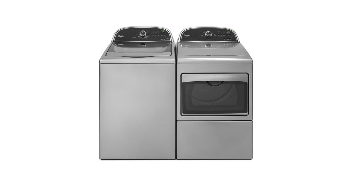 Whirlpool WTW5800BC-WED5800BC Top Load Cabrio Washer and Dryer Pair - 3 ...