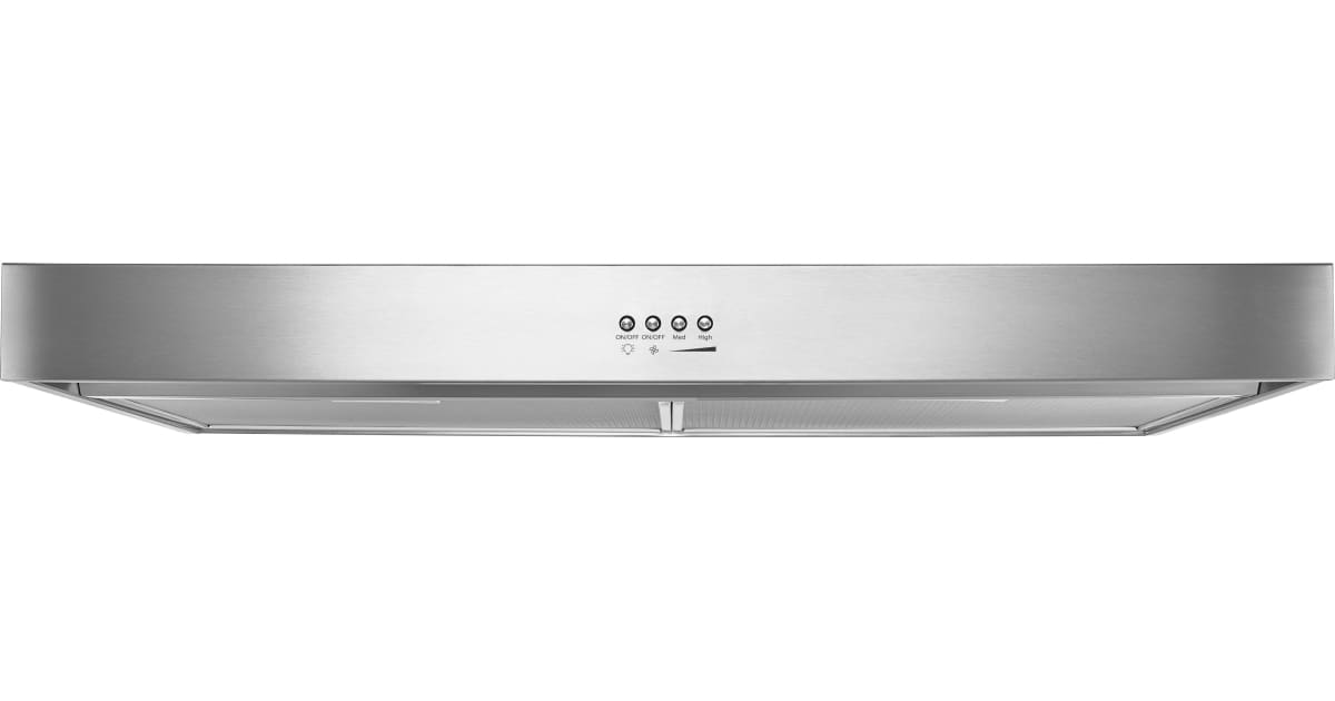 Whirlpool WVU37UC0FS 265 CFM 30 Inch Wide Under Cabinet Range Hood with ...