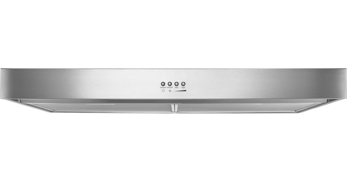 Whirlpool WVU37UC6FS 265 CFM 36 Inch Wide Under Cabinet Range Hood with ...