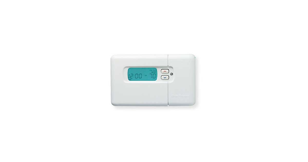 White-Rodgers 1F94-371 White 90 Series Direct Wired Programmable Heat ...