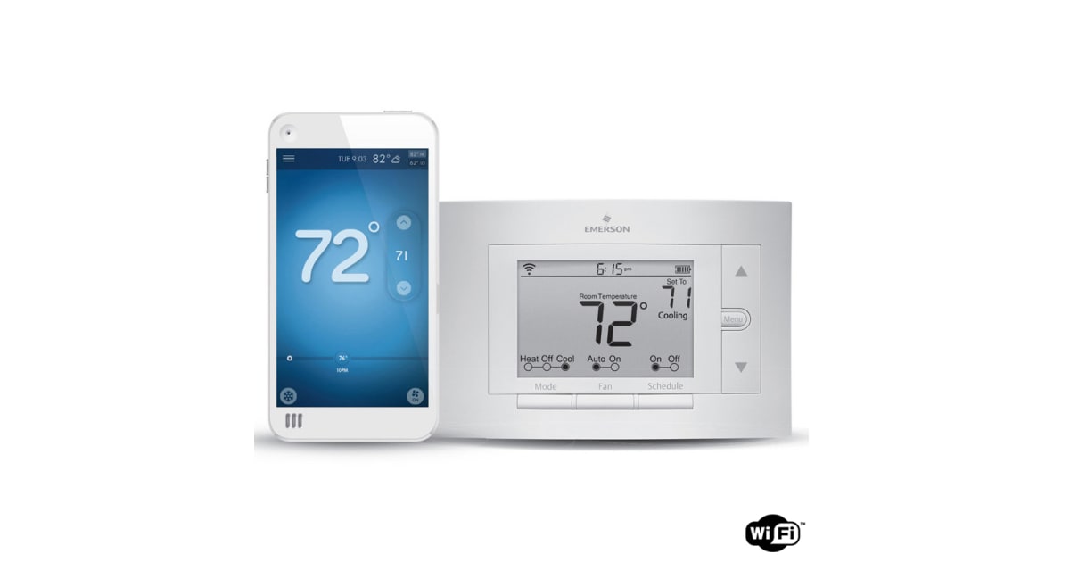 White-Rodgers 1F86U-42WF Sensi™ Wi-Fi Enabled Programmable Thermostat with Smartphone, Tablet or ...