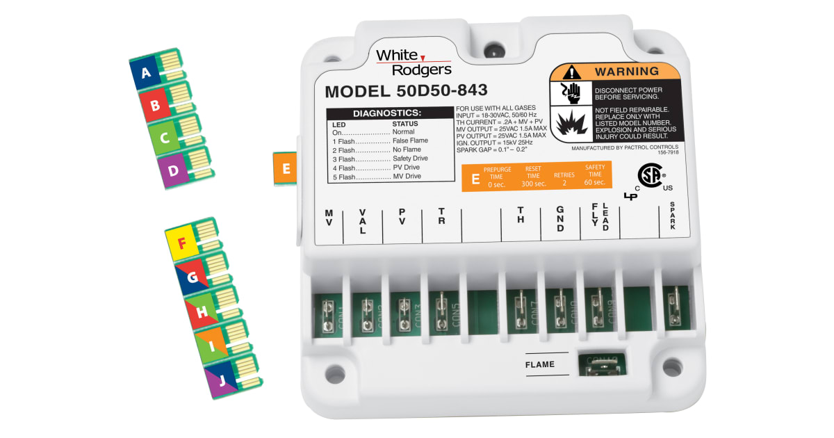 White-Rodgers W50D50843 Intermittent Pilot Ignition Control for All ...