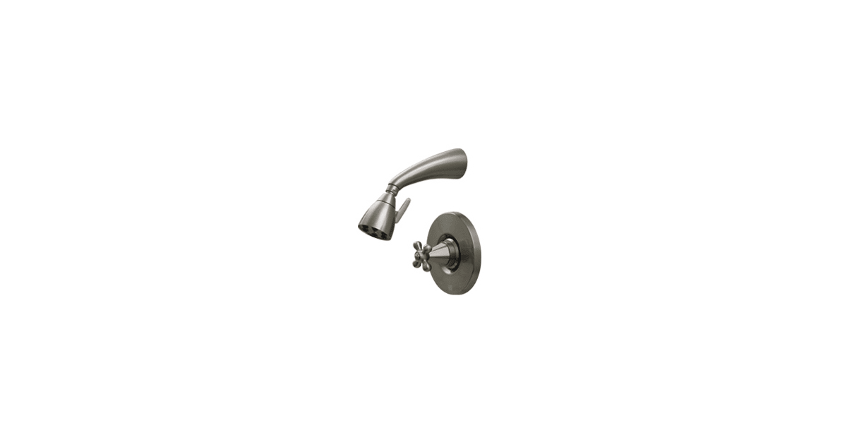 Whitehaus 614.845SH Pressure Balance Valve with Shower Head and Hexagon ...