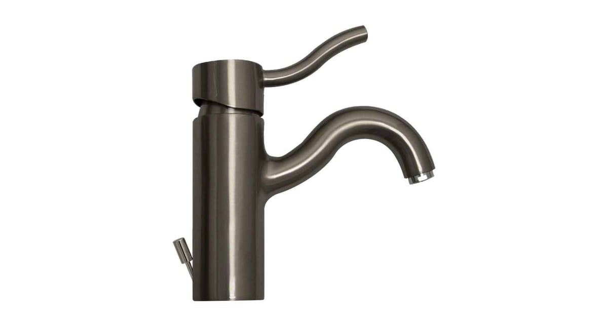 Whitehaus 3-4440-BN Venus 1.2 GPM Single Hole Bathroom Faucet with Pop ...