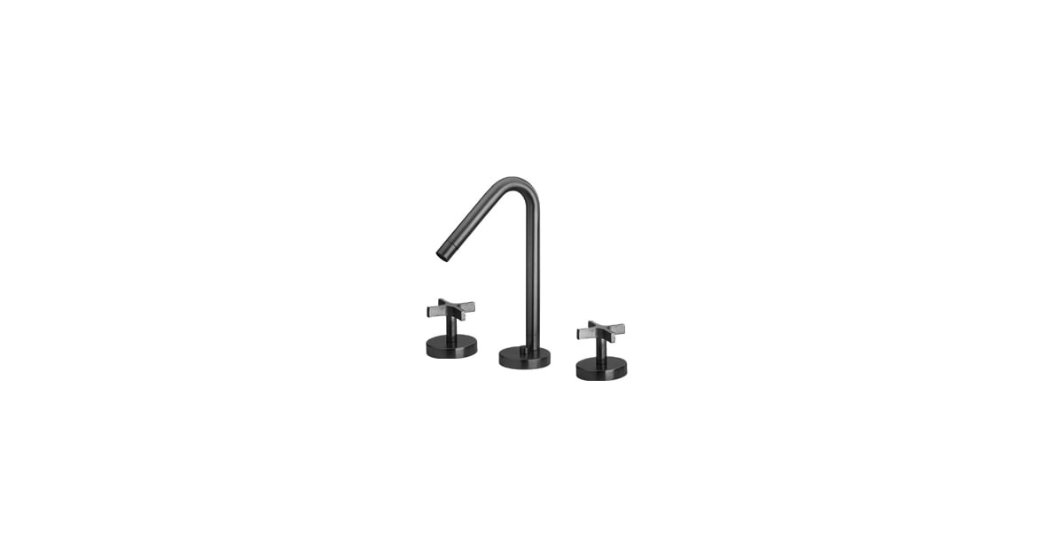 Whitehaus WH832148-BN Metrohaus 1.2 GPM Widespread Bathroom Faucet with ...