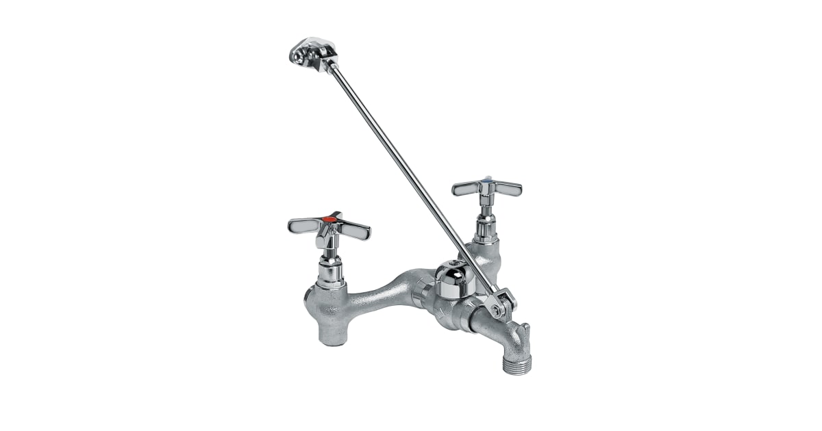 Whitehaus WHFSA980-C Utility Wall Mounted Service Sink Faucet with ...