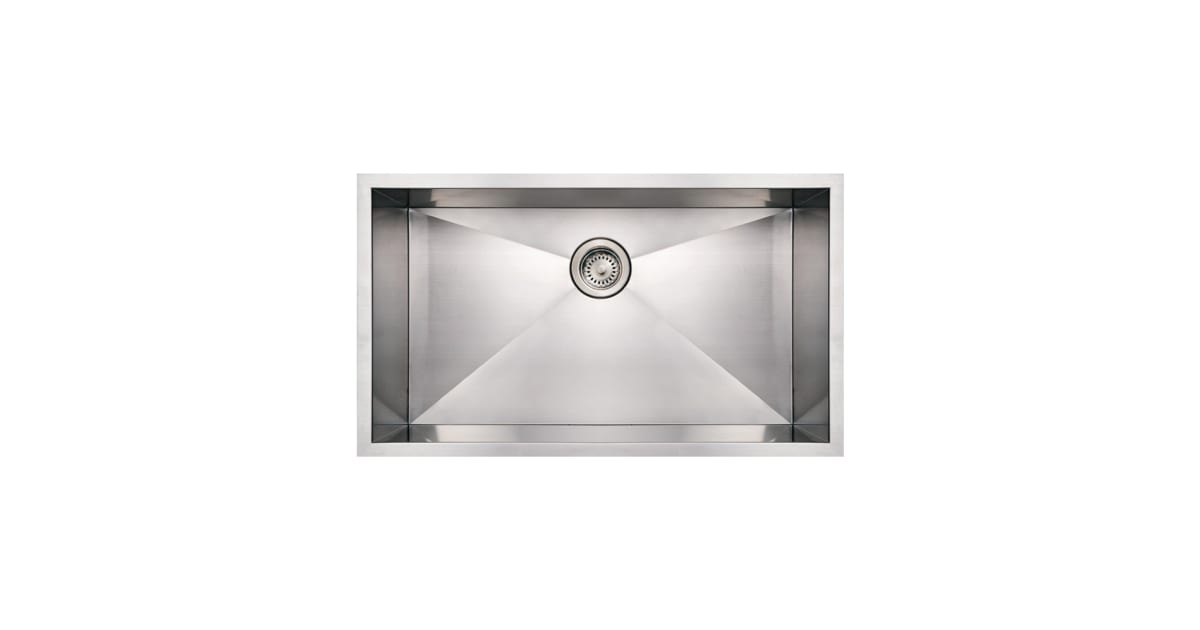 Whitehaus WHNCM3219 Commercial Single Bowl Undermount Sink | Ferguson Home