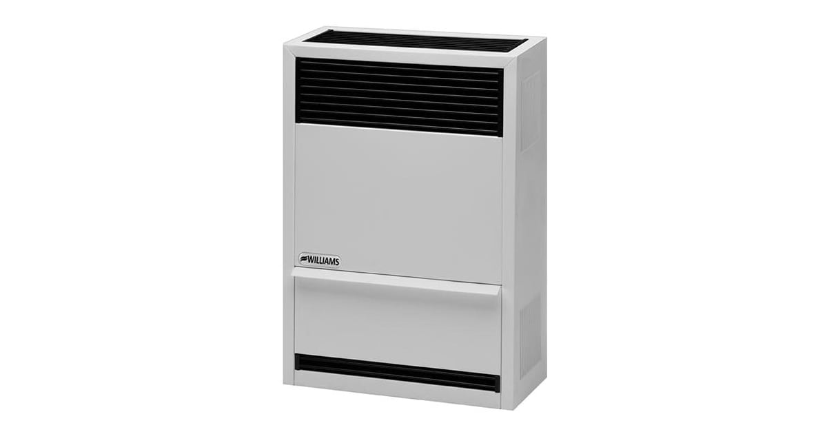 Williams 1403821 14,000 BTU 65% AFUE Liquid Propane Wall Mounted Heater ...