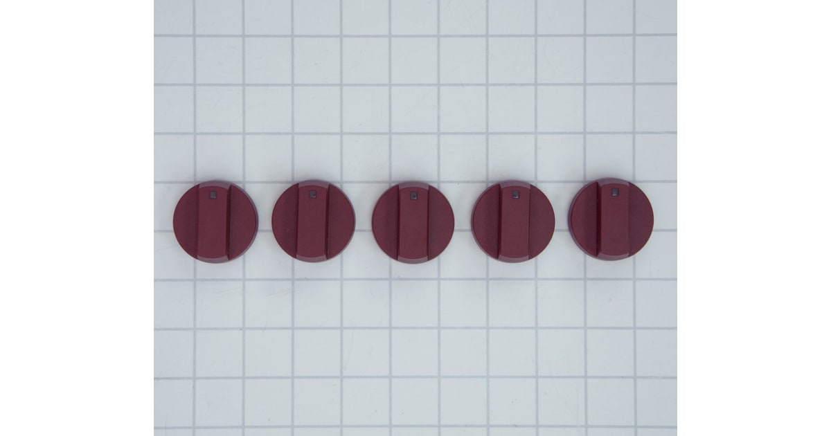 Wolf 824978 36" Professional Gas Cooktop Red Knobs | Ferguson Home