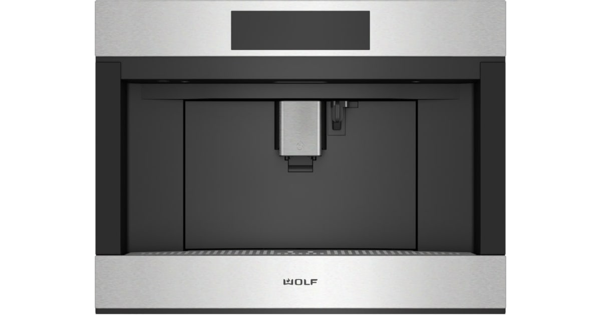 Wolf EC2450TE/S E Series 24 Inch Wide Transitional Built-In Coffee ...