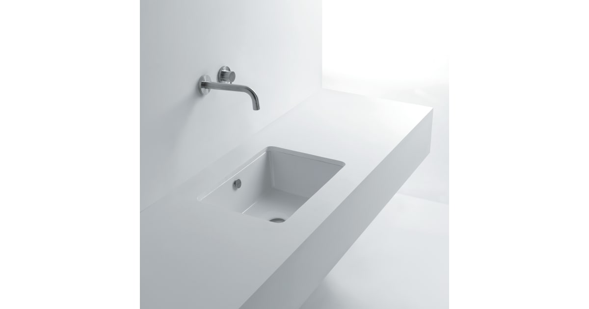 WS Bath Collections Sink 50 - WS03301F 22-1/16" Undermount Bathroom ...