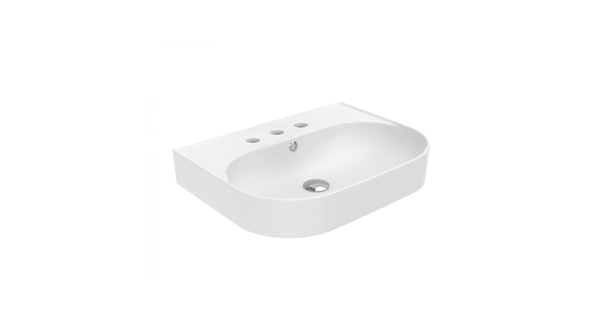 WS Bath Collections Contour 71060.03 WG Contour 23-5/8" Rectangular ...