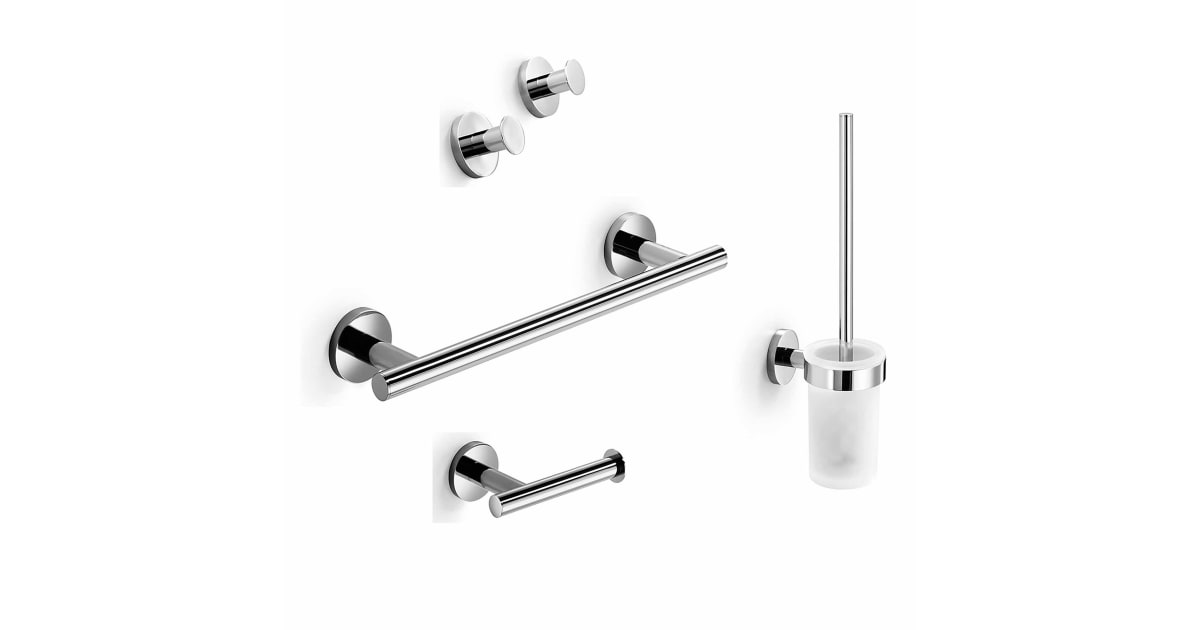 WS Bath Collections Napie 53092 Napie Bathroom Accessory Package: Towel ...