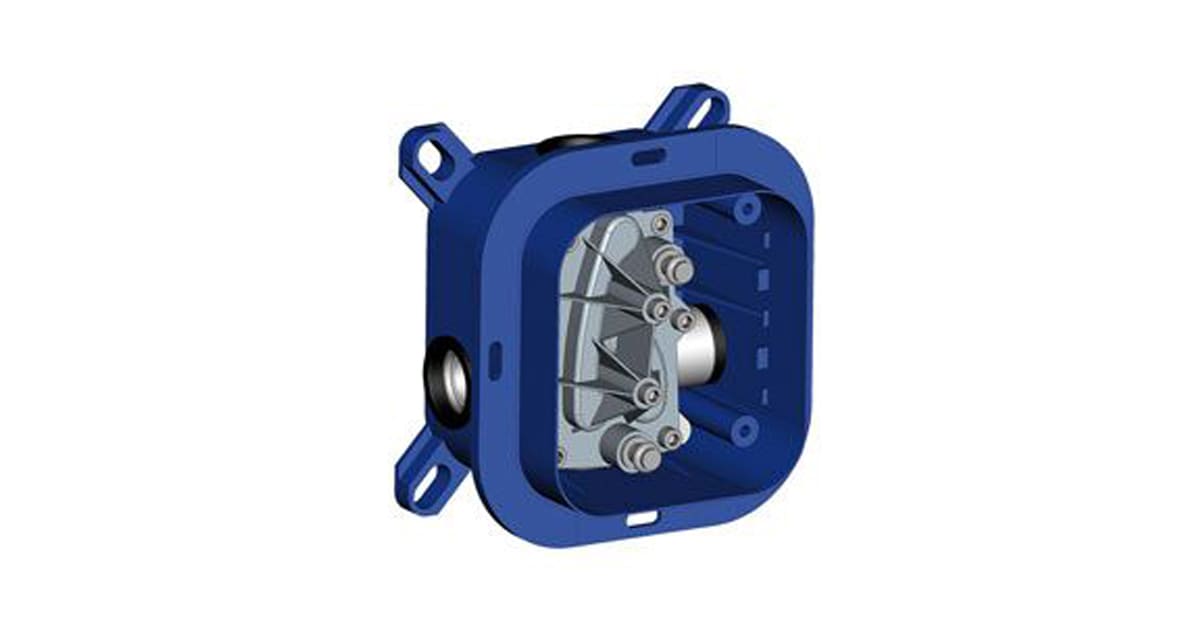 WS Bath Collections PBox 001 Universal Concealed Box for Shower Mixers ...