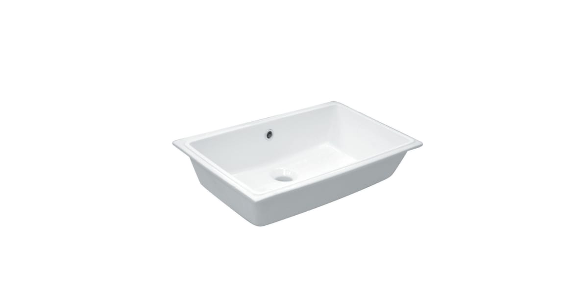 WS Bath Collections Slim 0230 Slim 35-3/8" Rectangular Ceramic ...