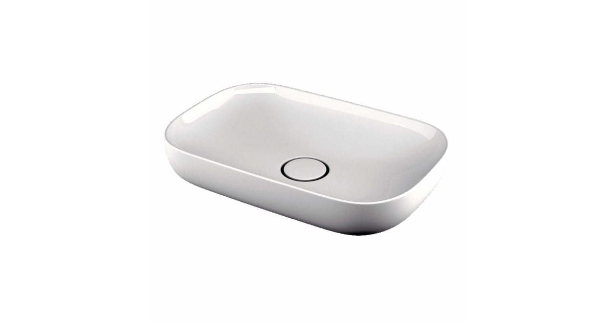 WS Bath Collections Vision 6260 Vision 23-3/5" Vessel Bathroom Sink ...