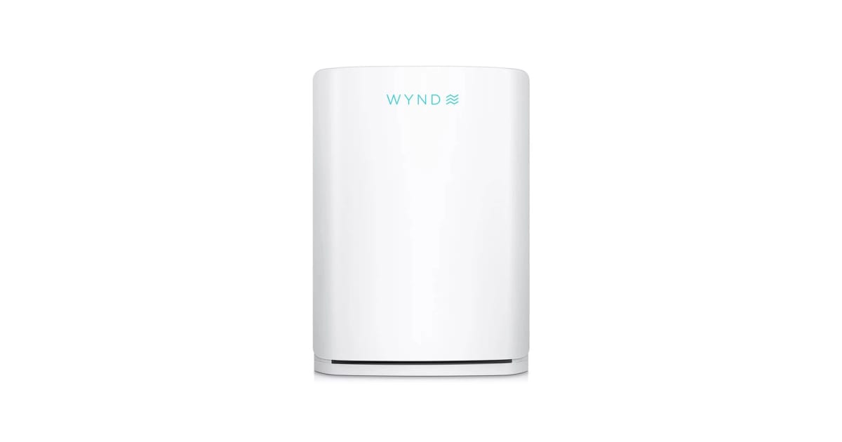 Wynd HMEPURV01 24 Inch Tall 316 CFM 1200 Sq. Ft. HEPA MAX Air Purifier ...