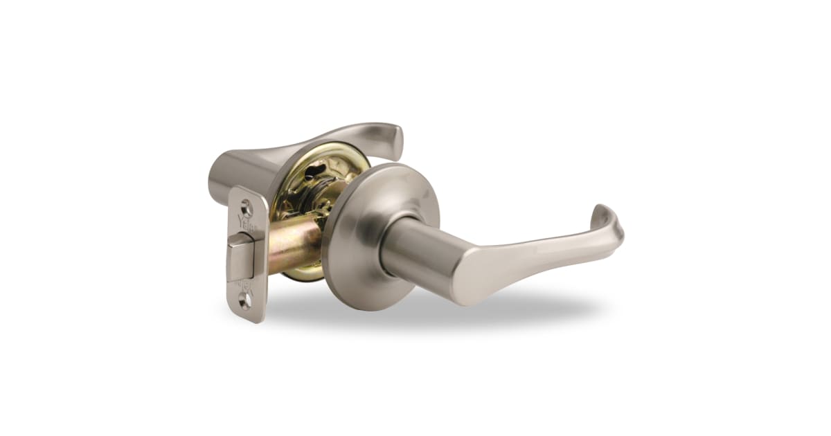 Yale 101WL-SP US15 01411 02000 Woodland Passage Door Lever Set from the ...