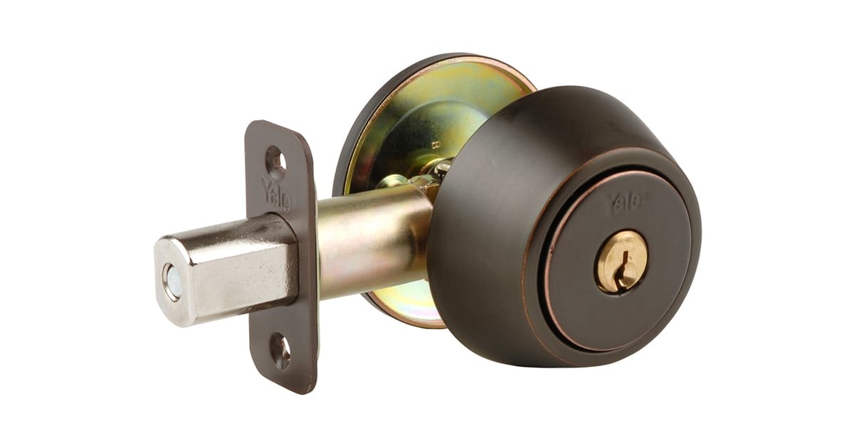 Yale 820-SP 10BP 01D41 02080 Keyed Entry Single Cylinder Deadbolt from ...