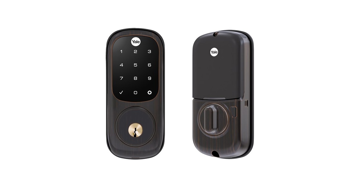 Yale YRD226HA210BP Real Living Assure Lock Deadbolt with Touchscreen ...