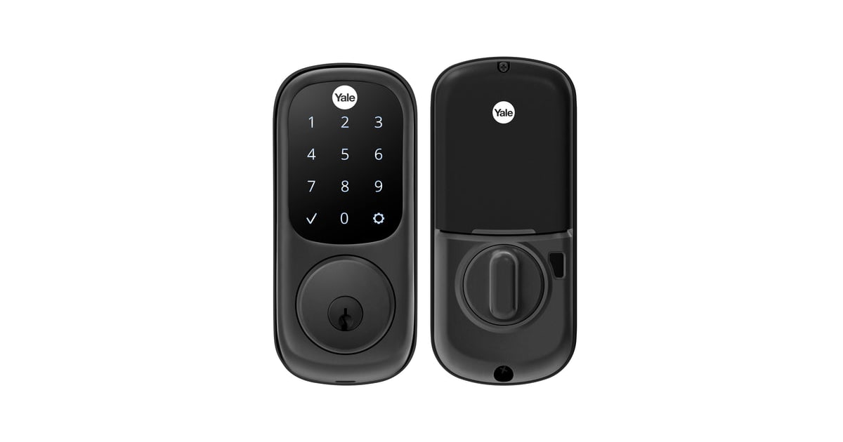 Yale YRD226ZW2BSP Real Living Assure Lock Deadbolt with Touchscreen ...