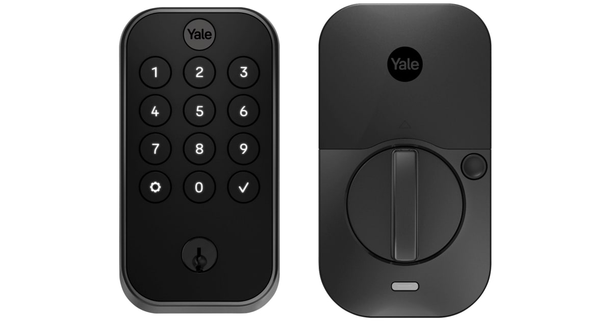 Yale YRD410-WF1-BSP Assure 2 Keypad Single Cylinder Keyless Entry ...