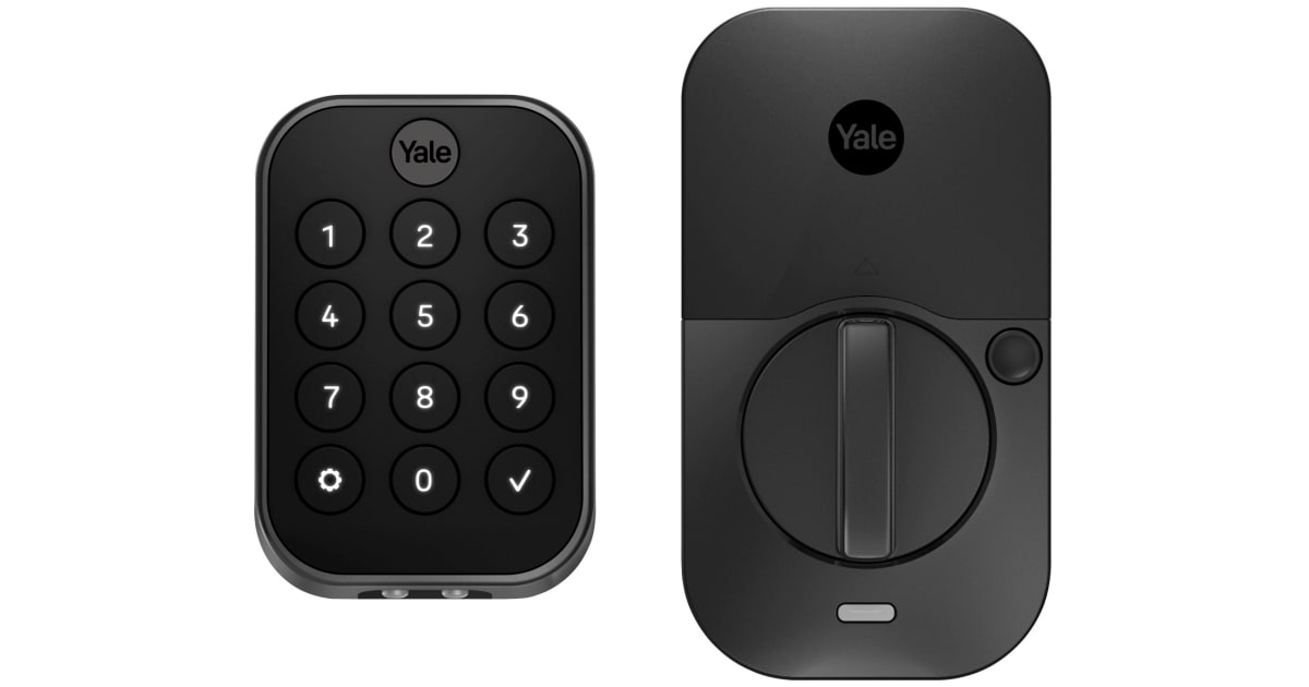 Yale YRD430-WF1-BSP Assure 2 Electronic Keypad Keyless Entry Deadbolt ...