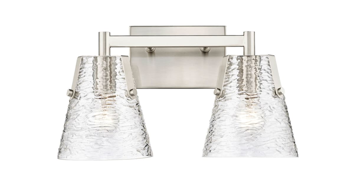 Z-Lite 1101-2V-BN Analia 2 Light 10" Wide Vanity Light | Build.com