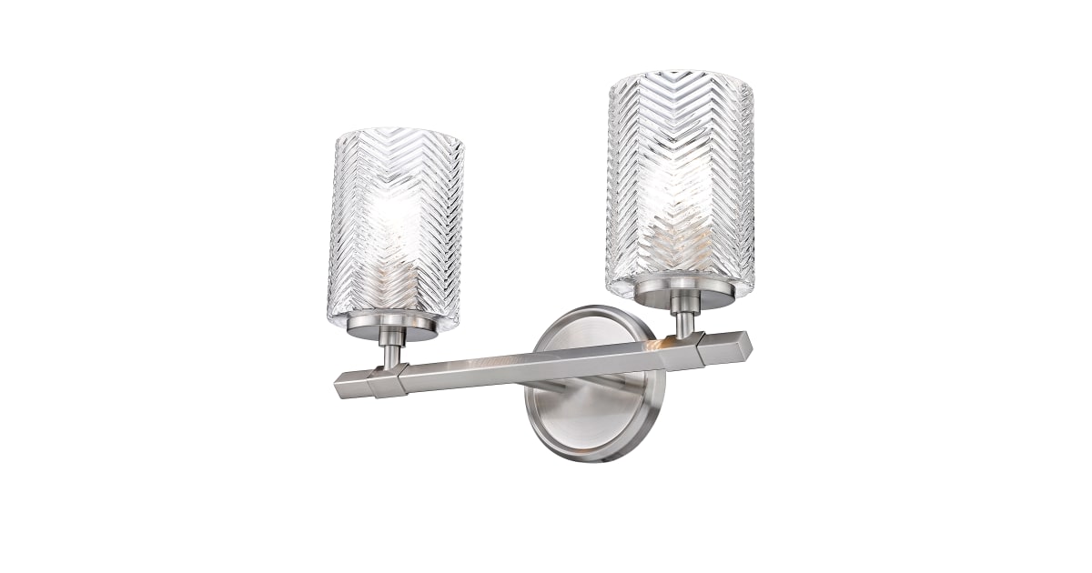 Z-Lite 1934-2V-BN Dover Street 2 Light 14" Wide Bathroom Vanity Light ...