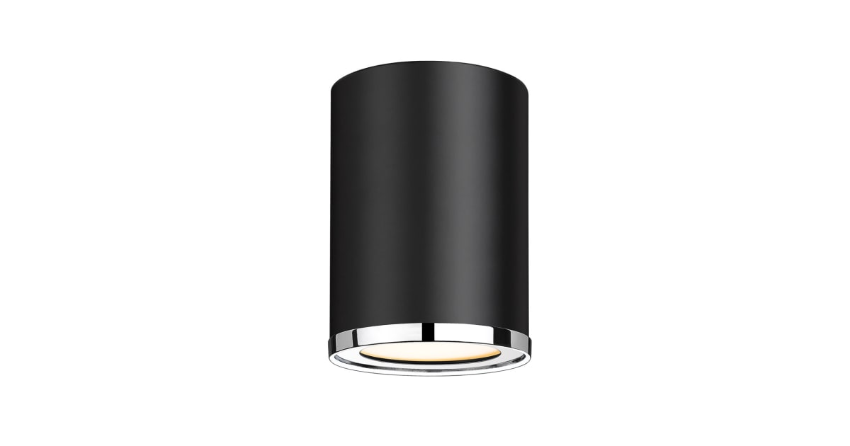 Z-Lite 2303F1-MB-CH Arlo 5" Wide Flush Mount Ceiling Fixture | Ferguson ...