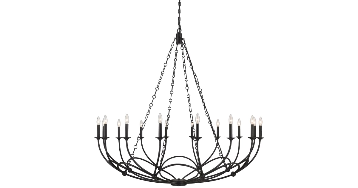 Z-Lite 3500-16MB Arabella 16 Light 55" Wide Candle Style Chandelier ...