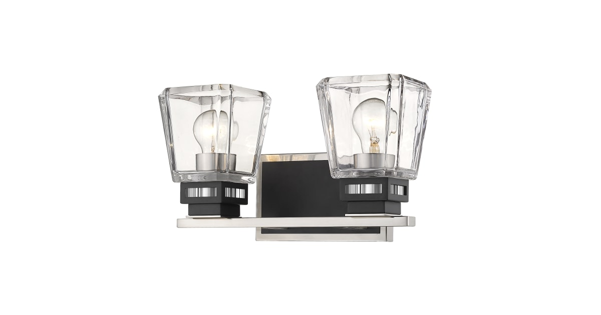 Z-Lite 474-2V-BN-MB Jackson 2 Light 14" Wide Bathroom Vanity Light ...