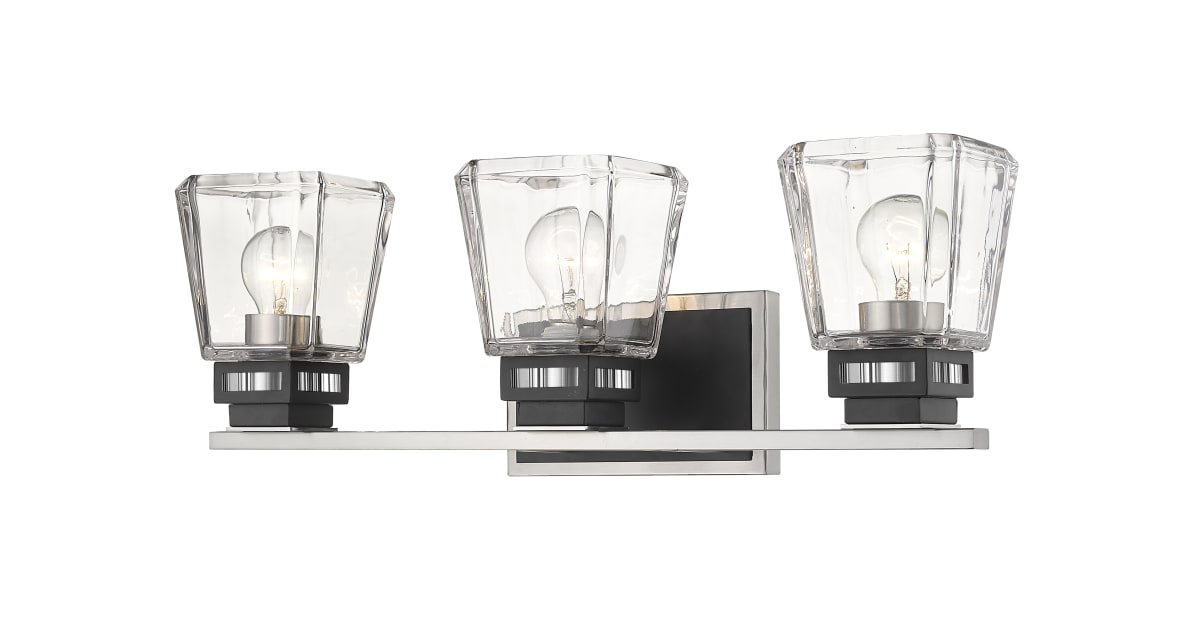 Z-Lite 474-3V-BN-MB Jackson 3 Light 24" Wide Bathroom Vanity Light ...