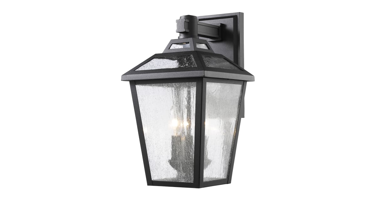 Z-Lite 539M-BK Bayland 16" Tall 3 Light Wall Sconce | Ferguson Home
