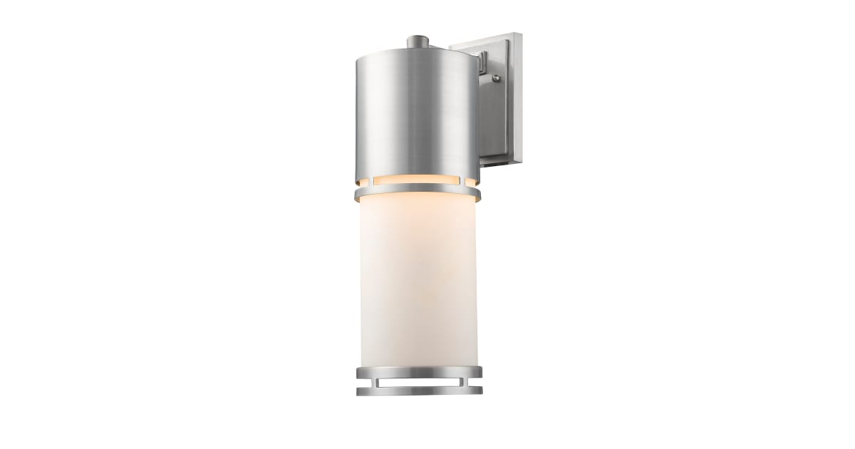 Z-Lite 560B-BA-LED Luminata 18" Tall LED Cylinder Wall Sconce with ...