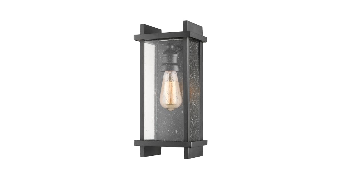 Z-Lite 565S-BK Fallow 13" Tall 1 Light Wall Sconce | Ferguson Home