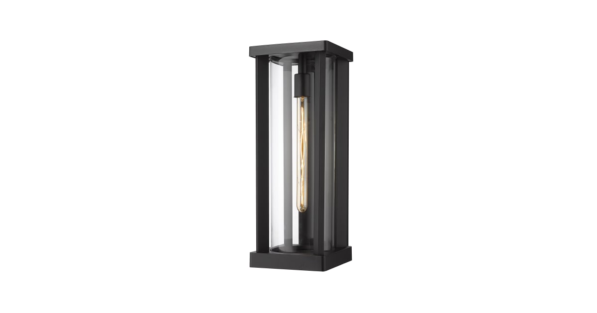 Z-Lite 586B-BK Glenwood 20" Tall Outdoor Wall Sconce | Build.com